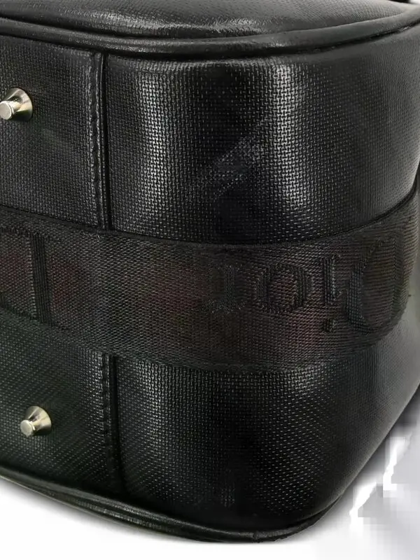 Dior 2003 Leather Tote Bag - Black