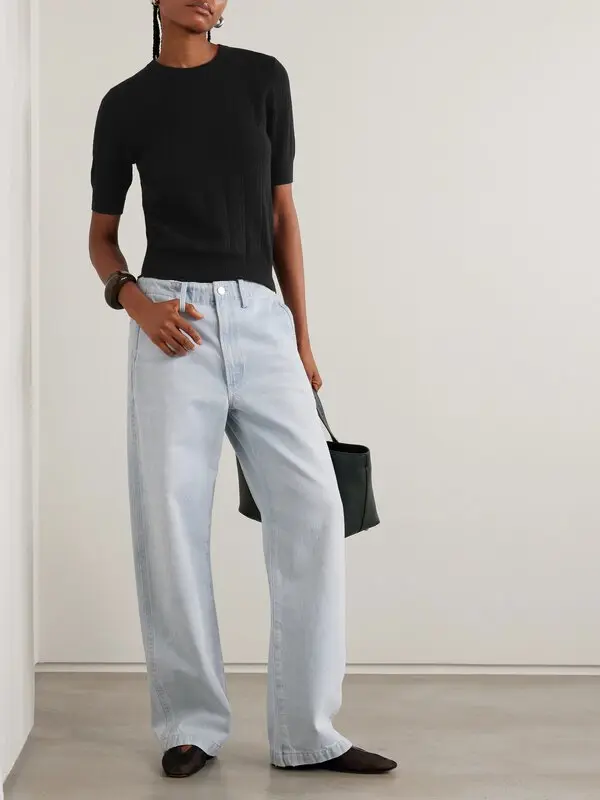 LISA YANG Nika Pointelle-knit Sweater