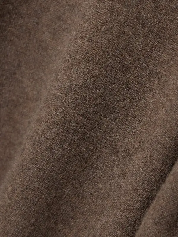LISA YANG Katriel Cashmere Polo Sweater - Brown