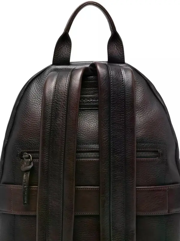 Officine Creative Oc Pack 001 Front-pocket Leather Backpack