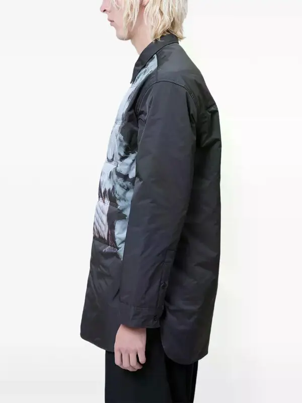 Yohji Yamamoto Padded Printed Shirt
