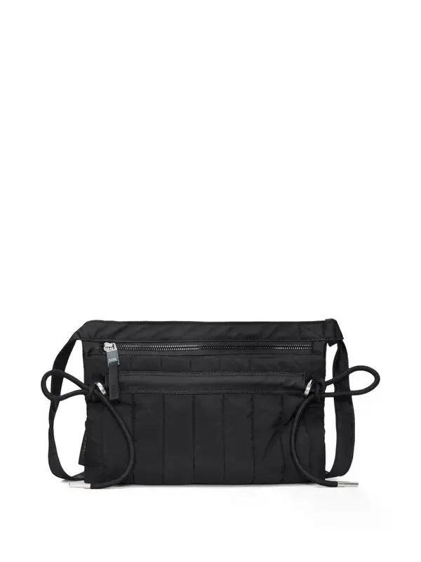 Rains Quilted Shoulder Bag - Black