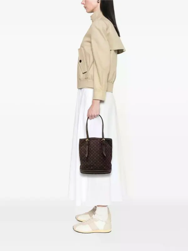 LOUIS VUITTON 2006 Monogram Mini Lin Pm Bucket Bag