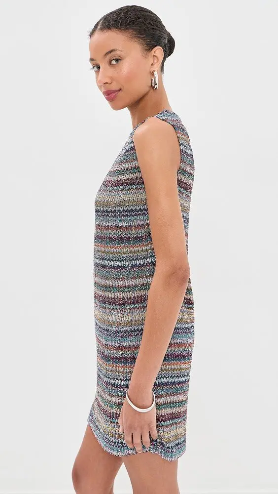 Missoni Abstract Pattern Mini Dress