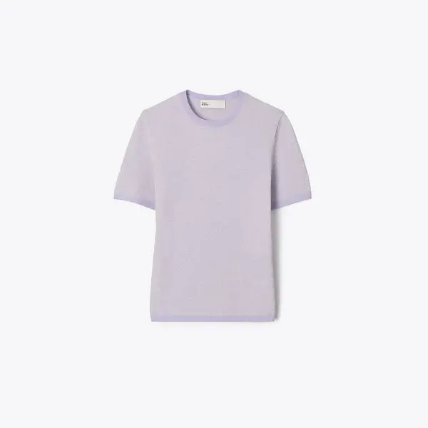 Tory Burch Cotton T-shirt - Spring Blue