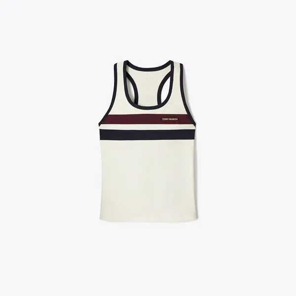 Tory Burch Double-stripe Tennis Tank
