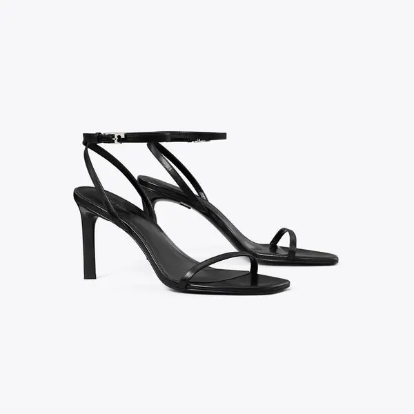 Tory Burch Gigi Heeled Sandal - Black