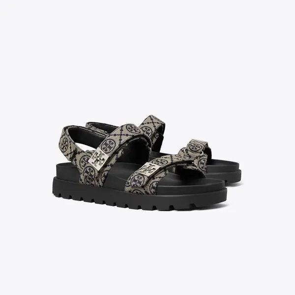 Tory Burch T Monogram Mellow Burch Sandal