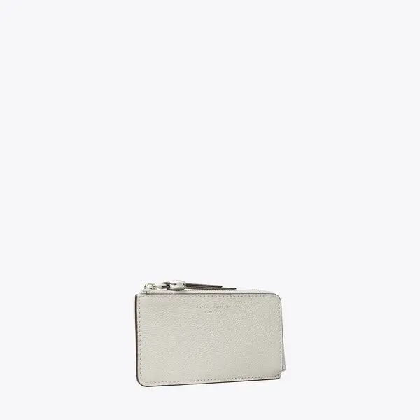 Tory Burch Romy Zip Card Case - Ash Cloud