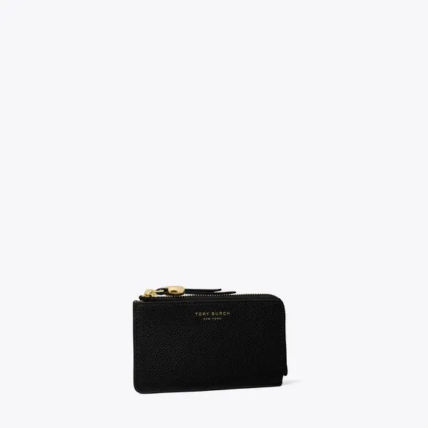 Tory Burch Romy Zip Card Case - Black