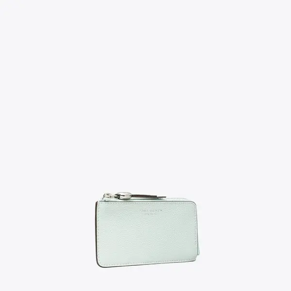 Tory Burch Romy Zip Card Case - Light Green