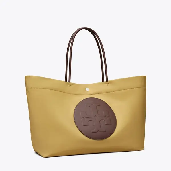 Tory Burch Ella Twist Reversible Tote - Wheat