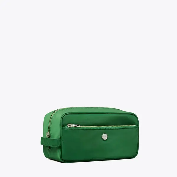 Tory Burch Large Twist Cosmetic Case - Basil