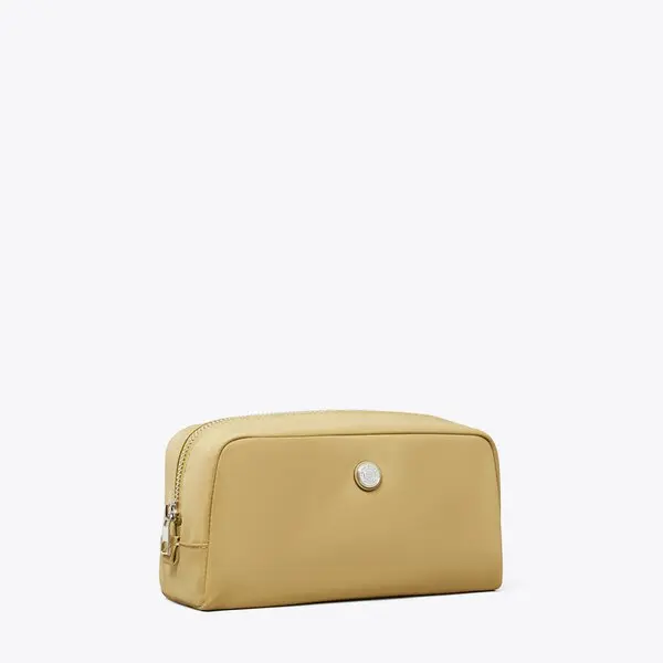 Tory Burch Medium Twist Cosmetic Case - Wheat