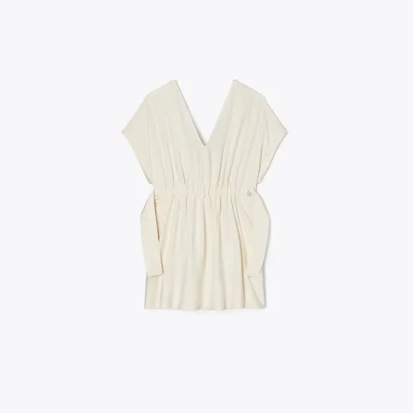 Tory Burch Belted Linen Mini Dress