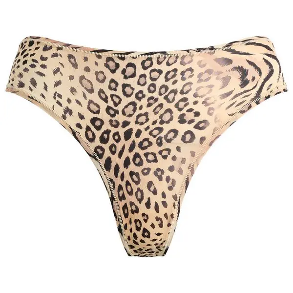 SKIMS Fits Everybody Thong - Sand Multi Animal