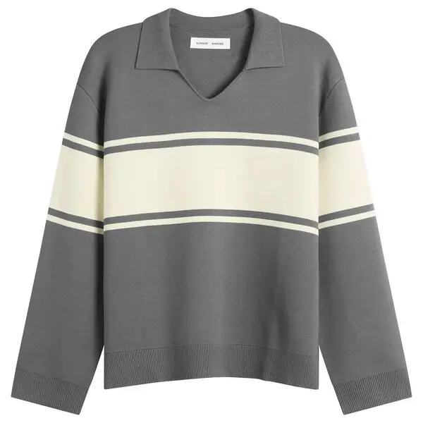 SAMSØE SAMSØE Saanne Long Sleeve Polo Top