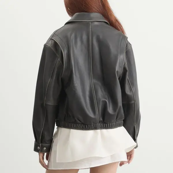 DUNST Drizzler Leather Jacket - Brushed Black