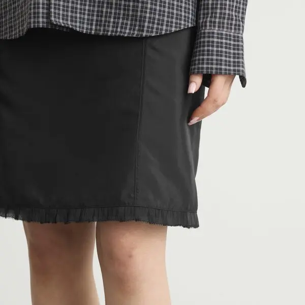 DUNST H-line Laced Midi Skirt
