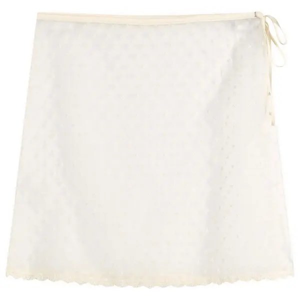 DUNST Needlework Layering Skirt - Ivory