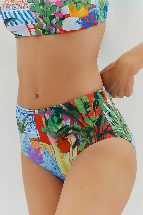 Seafolly La Boca High-rise Bikini Bottoms