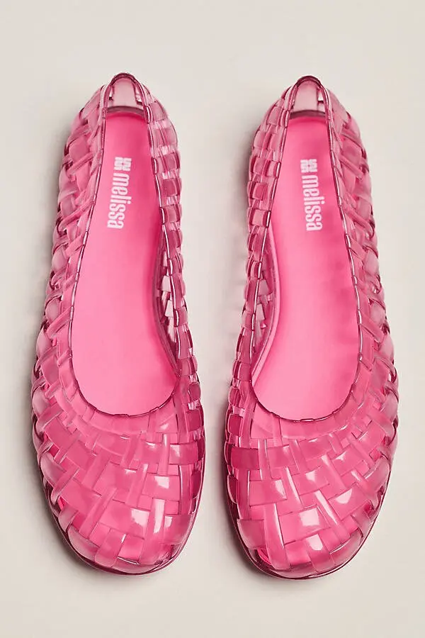 Melissa Possession Jelly Ballet Flats - Pink