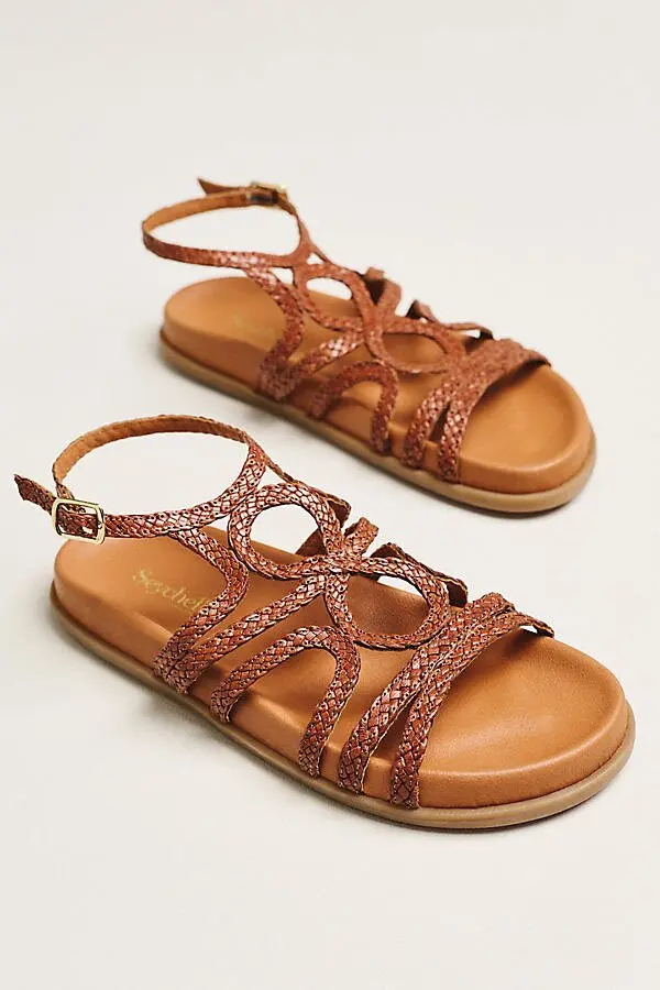Seychelles Ankle Strap Sandals - Tan