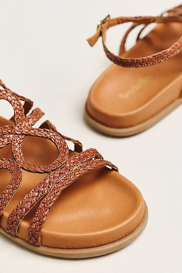 Seychelles Ankle Strap Sandals - Tan