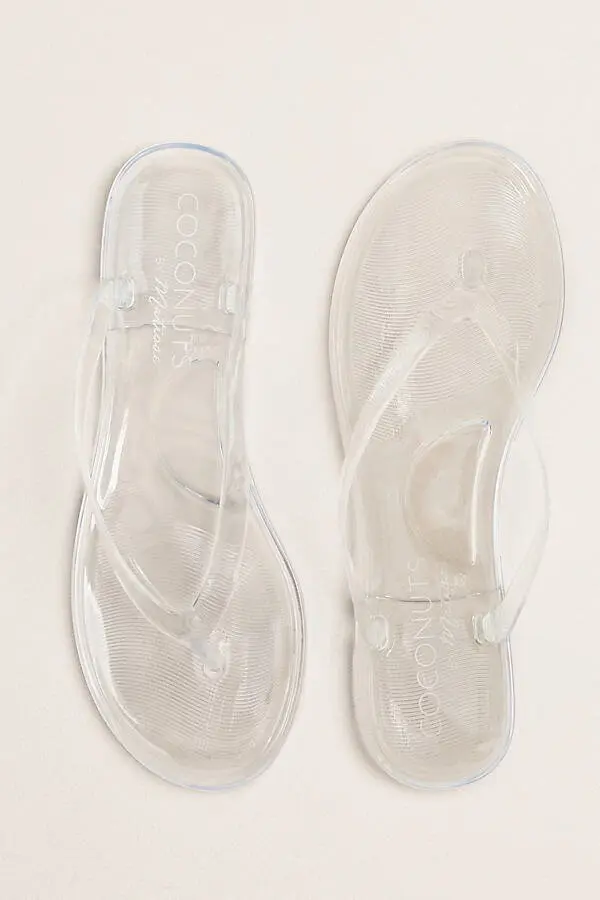 Matisse Olsen Jelly Flip-flop Sandals - Clear