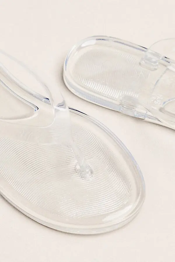 Matisse Olsen Jelly Flip-flop Sandals - Clear