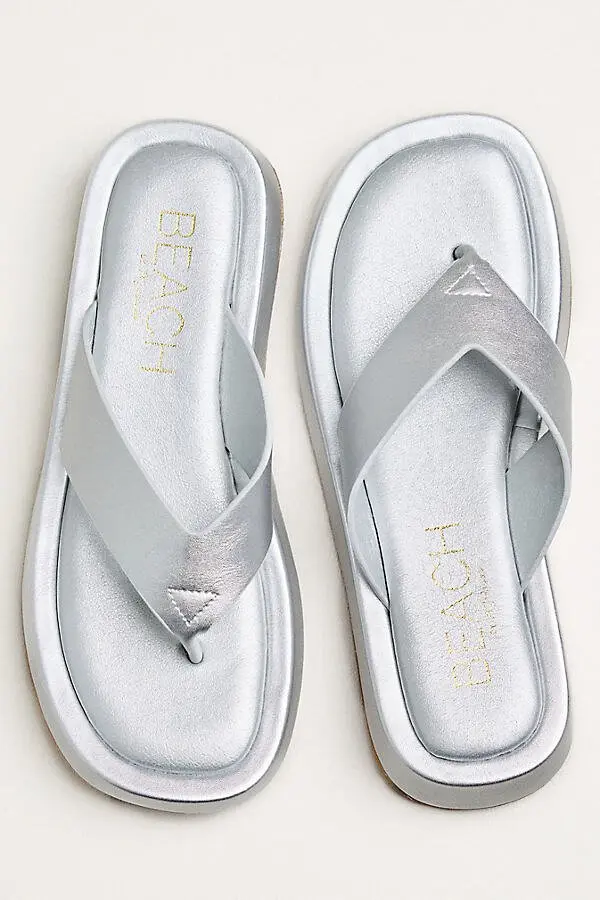 Matisse Mallorca Thong Sandal - Silver