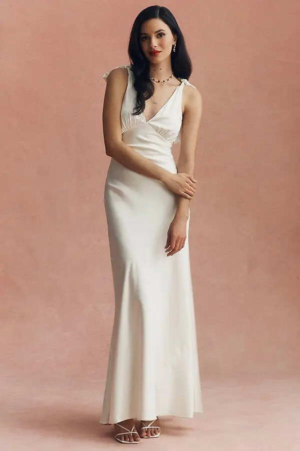 REFORMATION Pernille Sleeveless Silk Maxi Dress