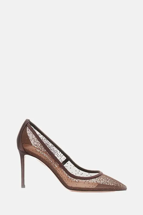 AQUAZZURA Nude Heel 85