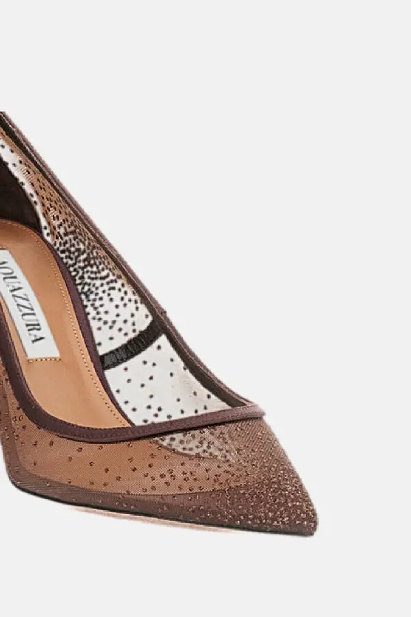 AQUAZZURA Nude Heel 85 - Brown