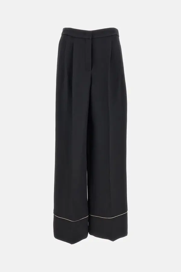 Fendi Tailored Wool And Silk Trousers