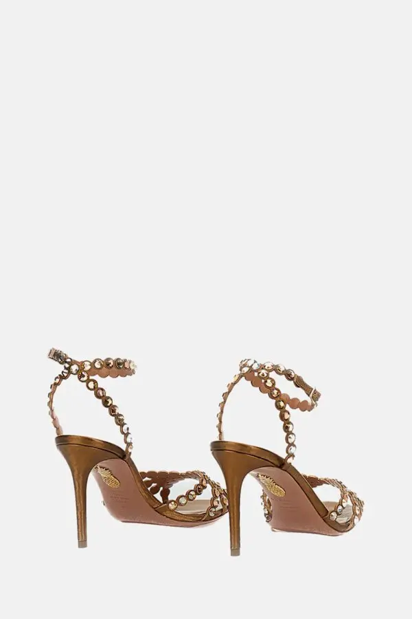 AQUAZZURA Tequila Sandal 85 - Brown