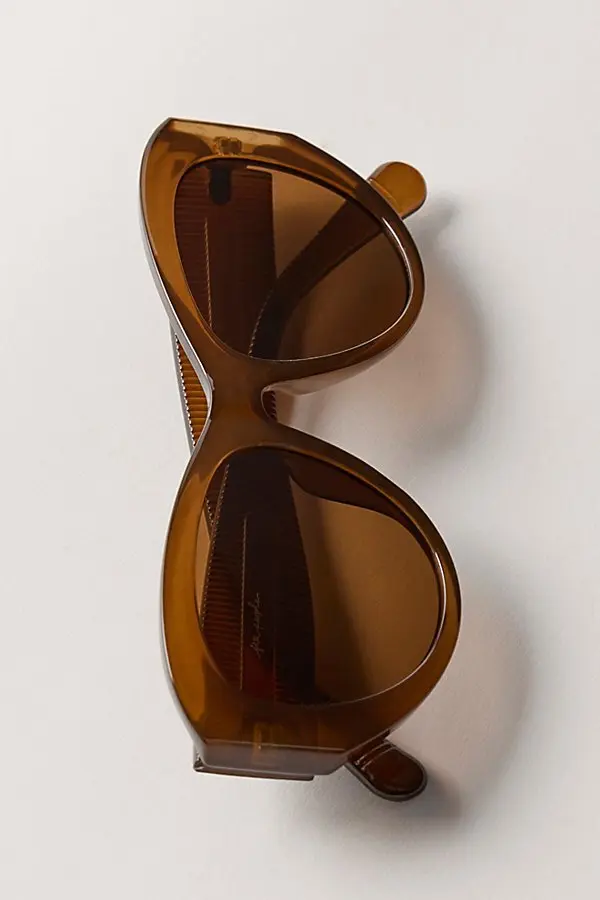 Free People Eden Cat Eye Sunglasses - Tort/chocolate