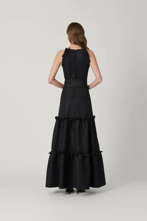 Shoshanna Lucille Moire Taffeta Gown