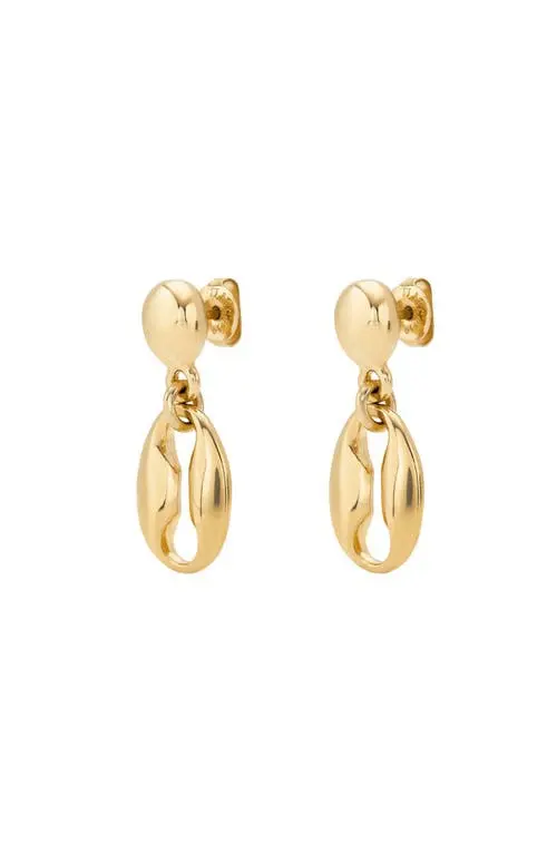 UNODE50 Link Drop Earrings - Gold