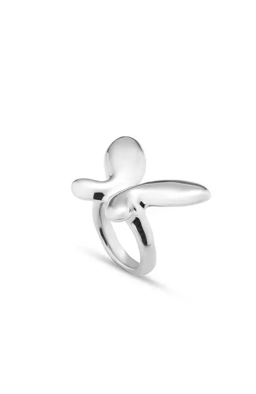 UNODE50 Butterfly Shape Ring - Silver