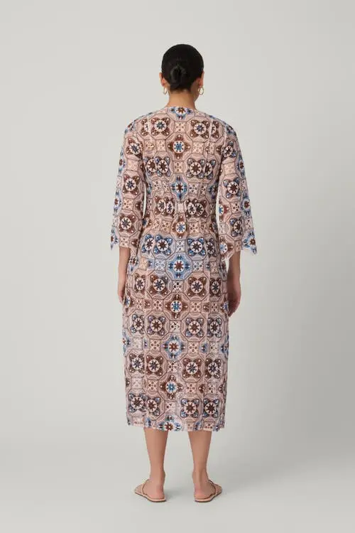 Shoshanna Cannes Medallion Crochet Maxi Cover-up