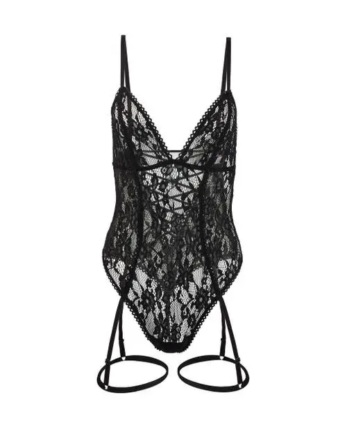 ADORE ME Clarise Bodysuit Lingerie - Black