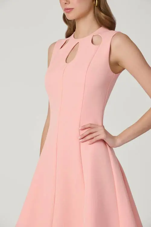Shoshanna Alexandra Crepe Mini Dress