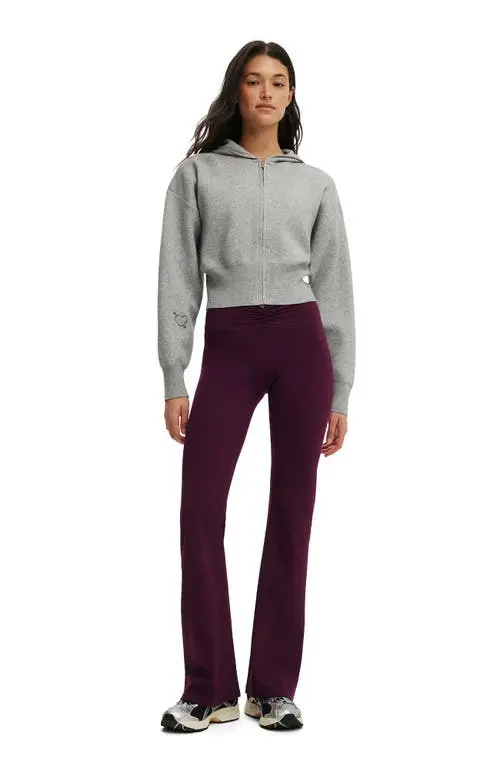 Cotton:on Active Knit Cropped Zip Through