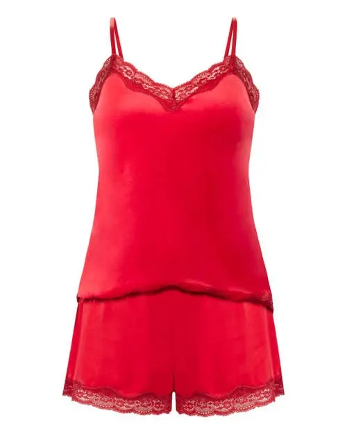 Hunkemoller Velours Pyjama Set