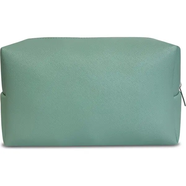 YOUZEY Textured Cosmetic Bag - Mint Green