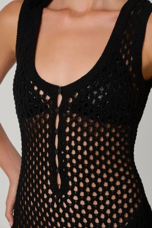 Shoshanna Plage Mesh Cover Up