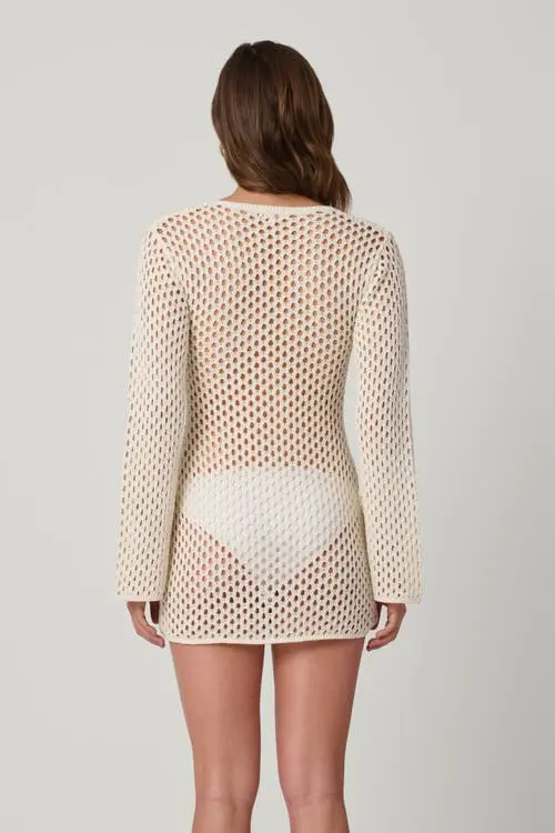 Shoshanna Guerite Mesh Mini Cover Up