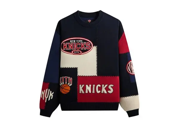 Kith X New York Knicks Patchwork Crewneck Sweatshirt