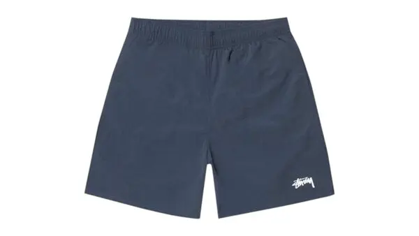 StÜssy Water Stock Elastic Waistband Short - Navy Blue